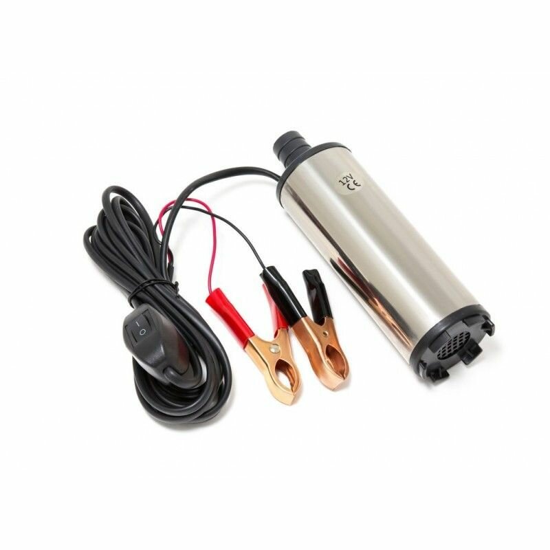 Насос для перекачки топлива (12V, 60W, 30л/мин, диаметр - 51мм, диаметр выходного отверстия -19мм) ROCKFORCE