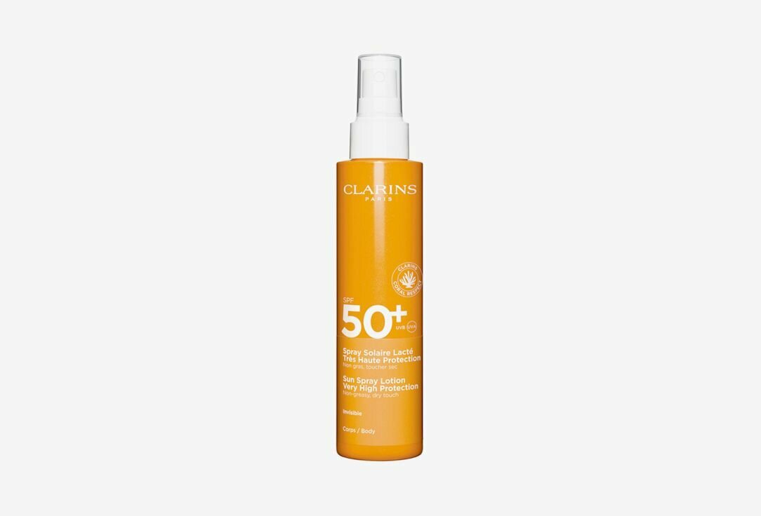 Солнцезащитное молочко-спрей для тела SPF 50+ CLARINS Spray Solaire Lacte 150 мл