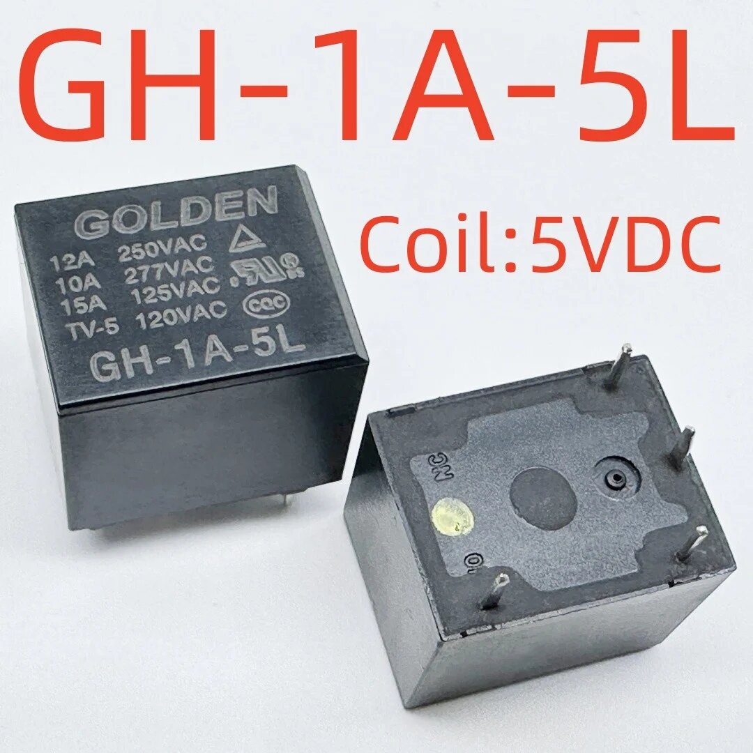 Реле GH-1A 4pin GH-1A-5L 5V-12A