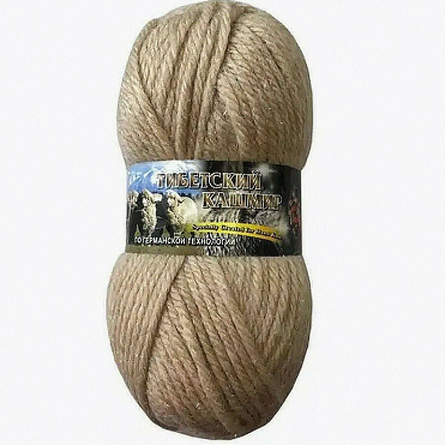 Пряжа Color City тибетский кашемир 111 кремовый (5 мотков)