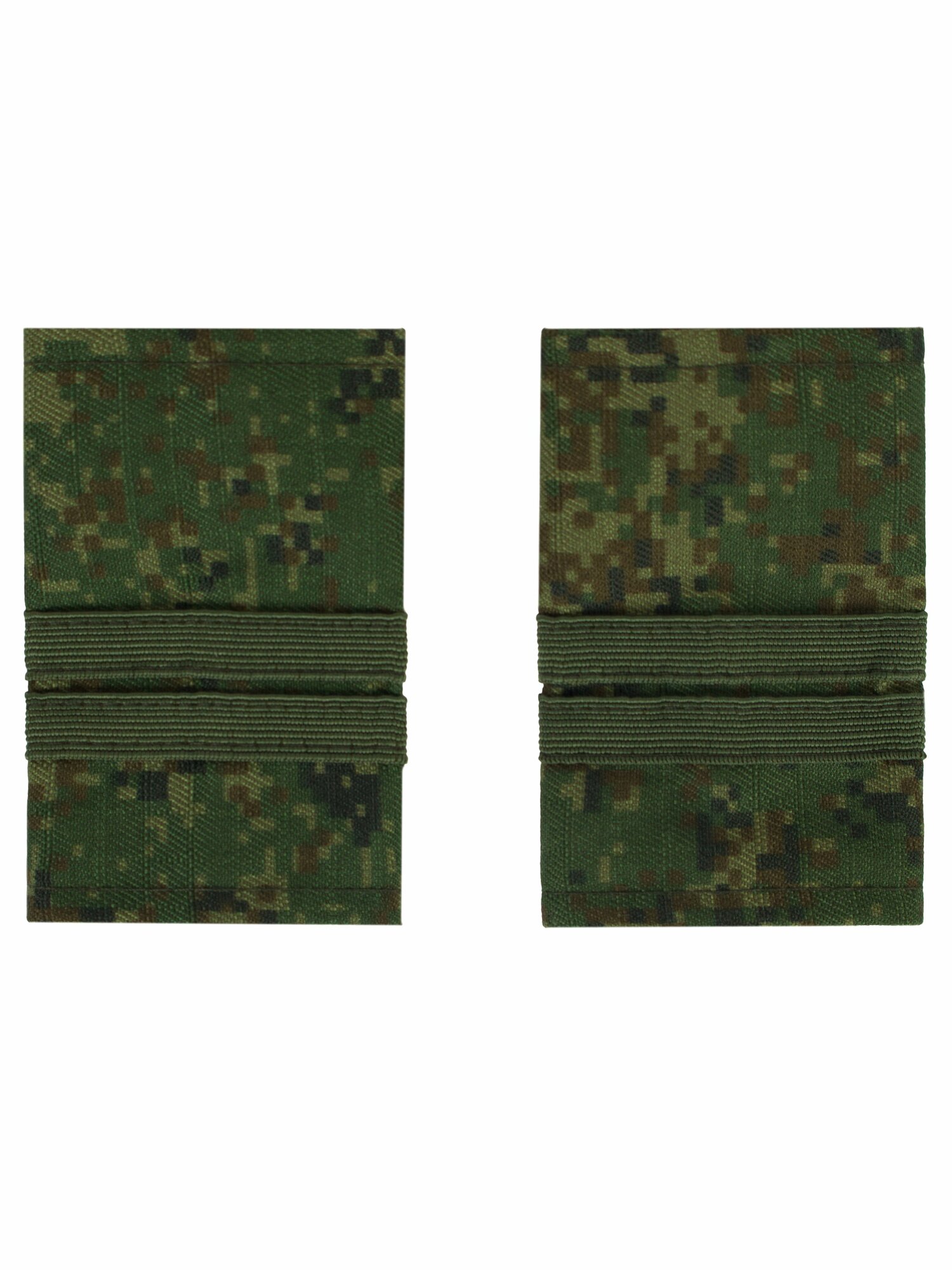 Фальш-погоны полевые зеленая цифра с галунной лентой младший сержант