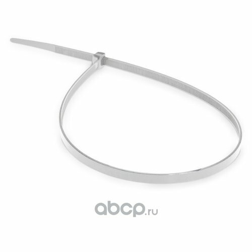 Хомут-стяжка нейлоновая 4,8х300мм, белый (100шт.) AVS NT4830-100W Avs Industrial Co A85164S