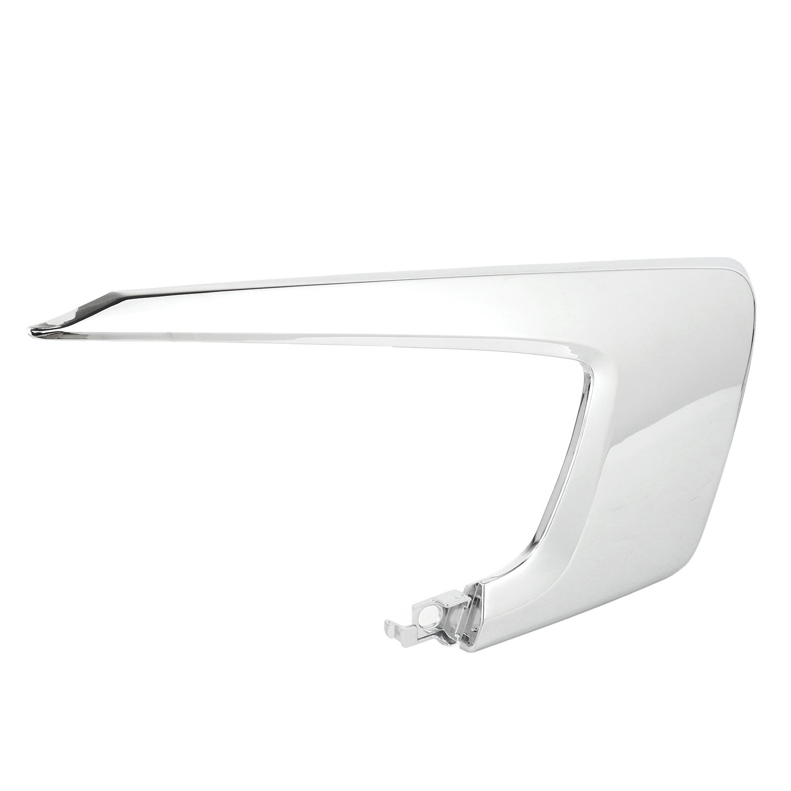 Верхняя декоративная накладка на передний бампер, ABS пластик, хром, стильная замена для Mitsubishi Outlander Sport 2016-2019, правая сторона, артикул 6407A170