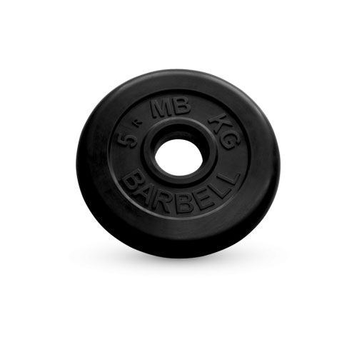 Диск обрезиненный MB Barbell MB-PltB51-5