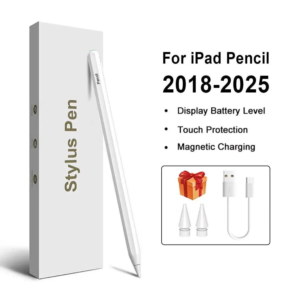 Для Apple Pencil Для iPad A16 10-го поколения Pro 12,9 Air 13 11 M3 2025 M4 Air 6 4 5 8 9 Mini 7 10,9 Аксессуары для стилуса