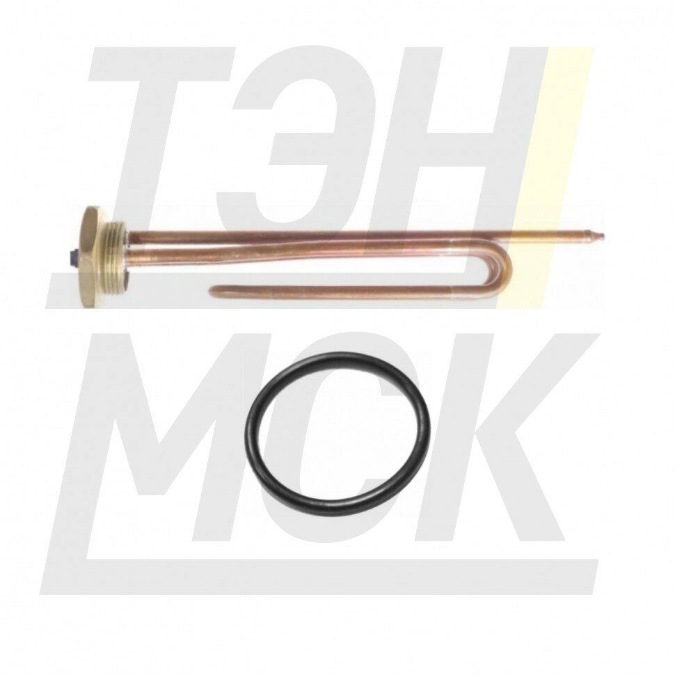 Комплект ТЭН 2 кВт (2000 Вт) RCT, резьбовой 42 мм для Ariston, De Luxe, Real, Thermex, под анод М6 + прокладка, 30251K1