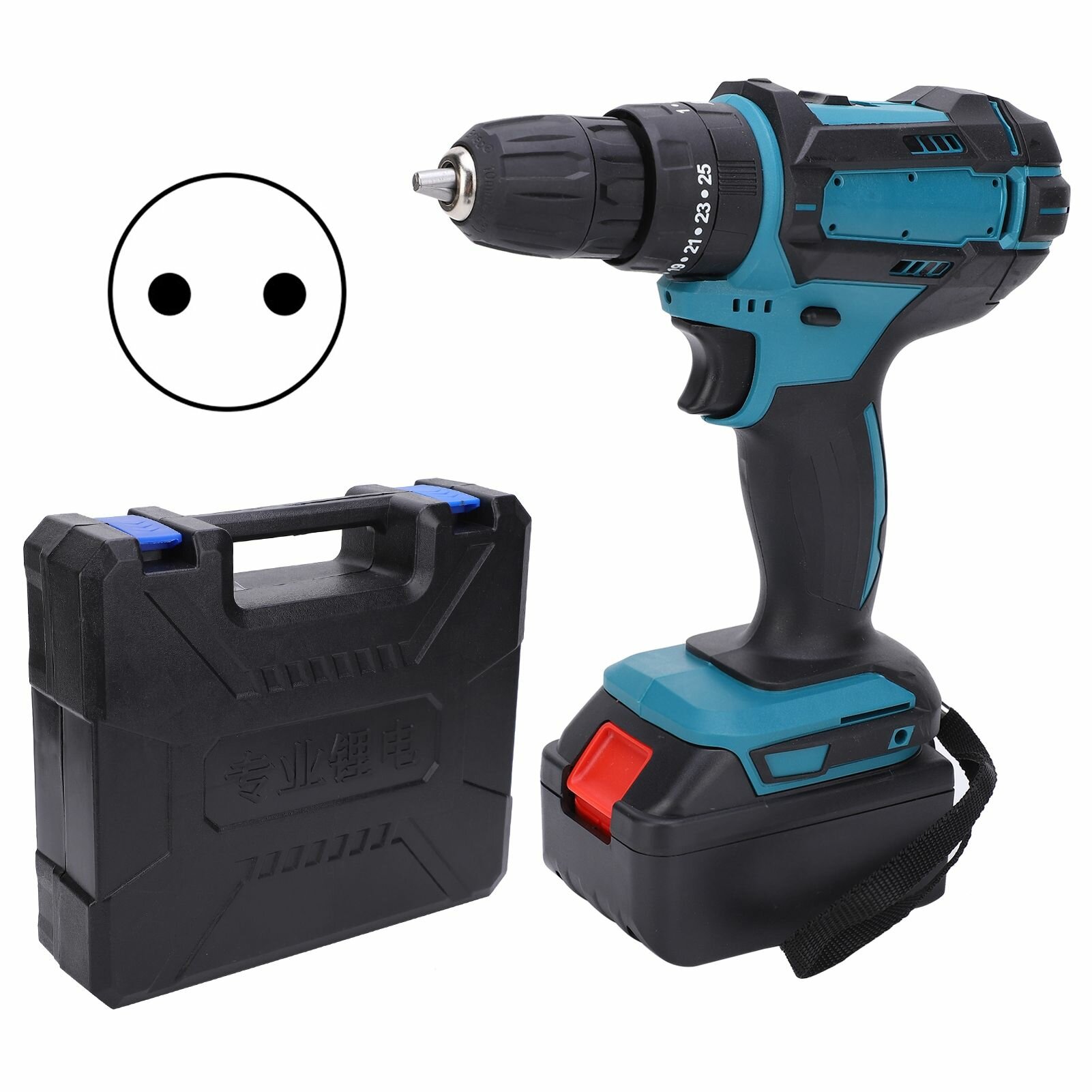 Электрическая дрель, ударная, ручная, перезаряжаемая бесщеточная, перфоратор, 110-240В.