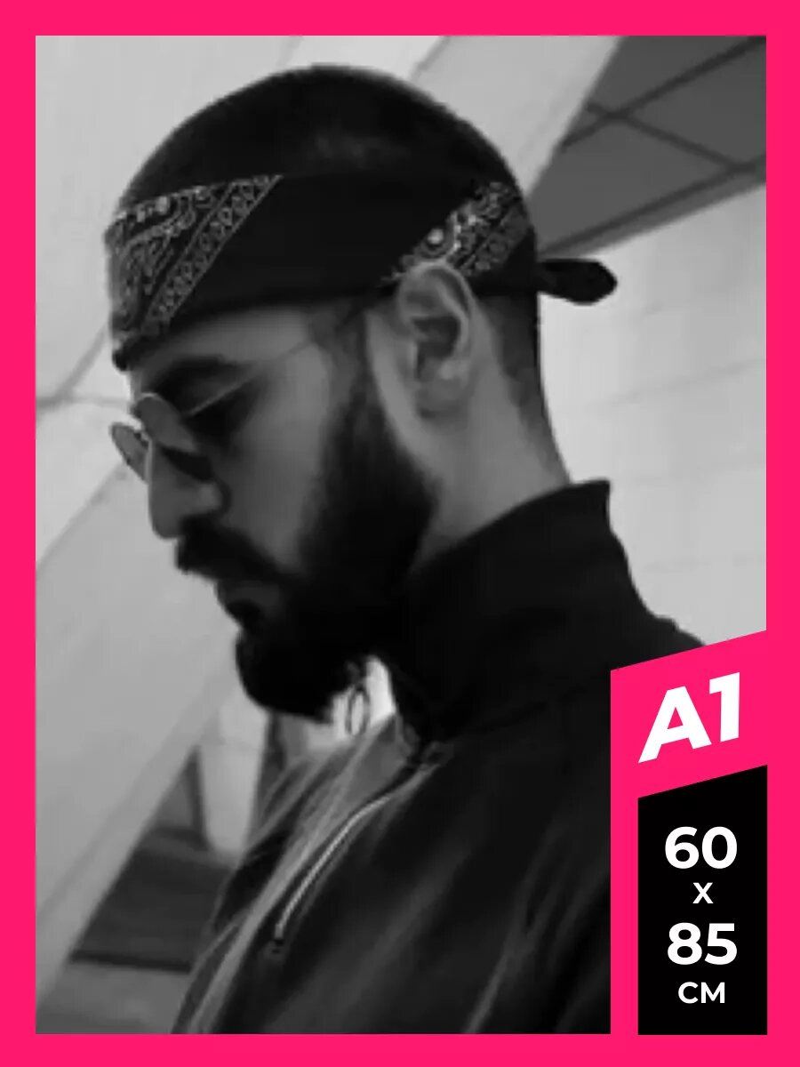 Плакат с Мияги Miyagi 04 на стену А1, А2, А3, 50 на 70, матовая фотобумага премиум качества