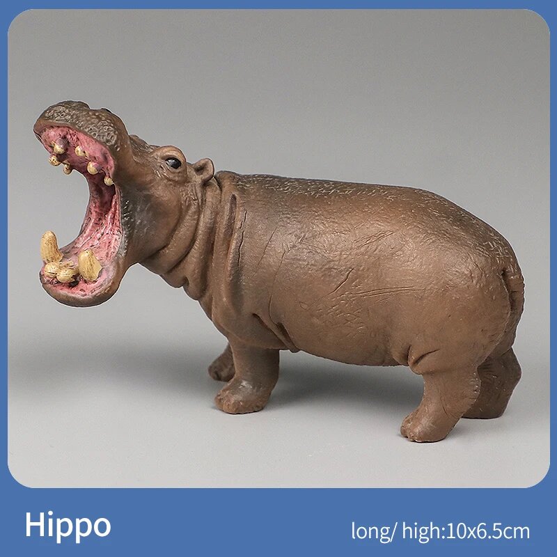 Фигурка гиппопотама XIALIBAOMOWAN, Hippo, Цвет: Hippo