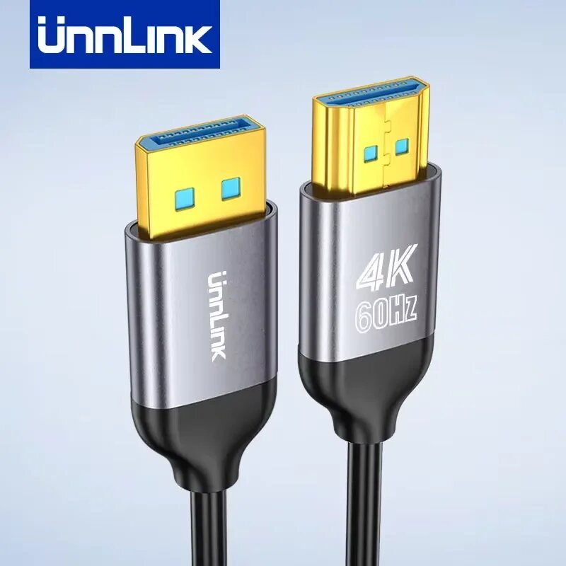 Unnlink Кабель DP-HDMI 4K60Гц 1-3 м 2m(6.5ft)