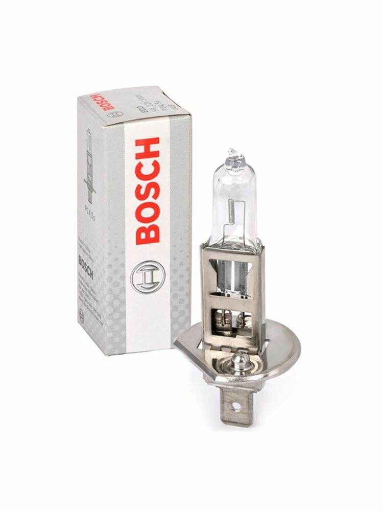 Лампа галогеновая головного света H1 P14.5s 12V 55W Картон BOSCH 1987302801