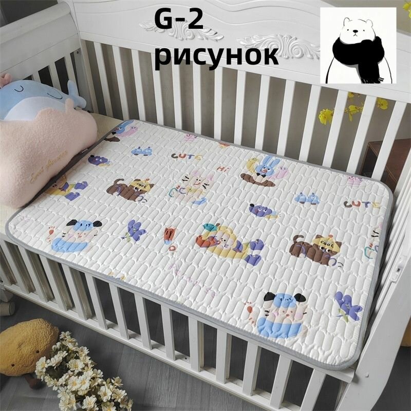 Пеленка текстильная 100 х 150 см, Хлопок, 1 шт