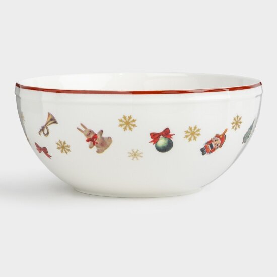 Салатник Anna Lafarg Miracle Лошадка 720 мл, 15 см, фарфор, белый (ANLAF-FNG2301-8)