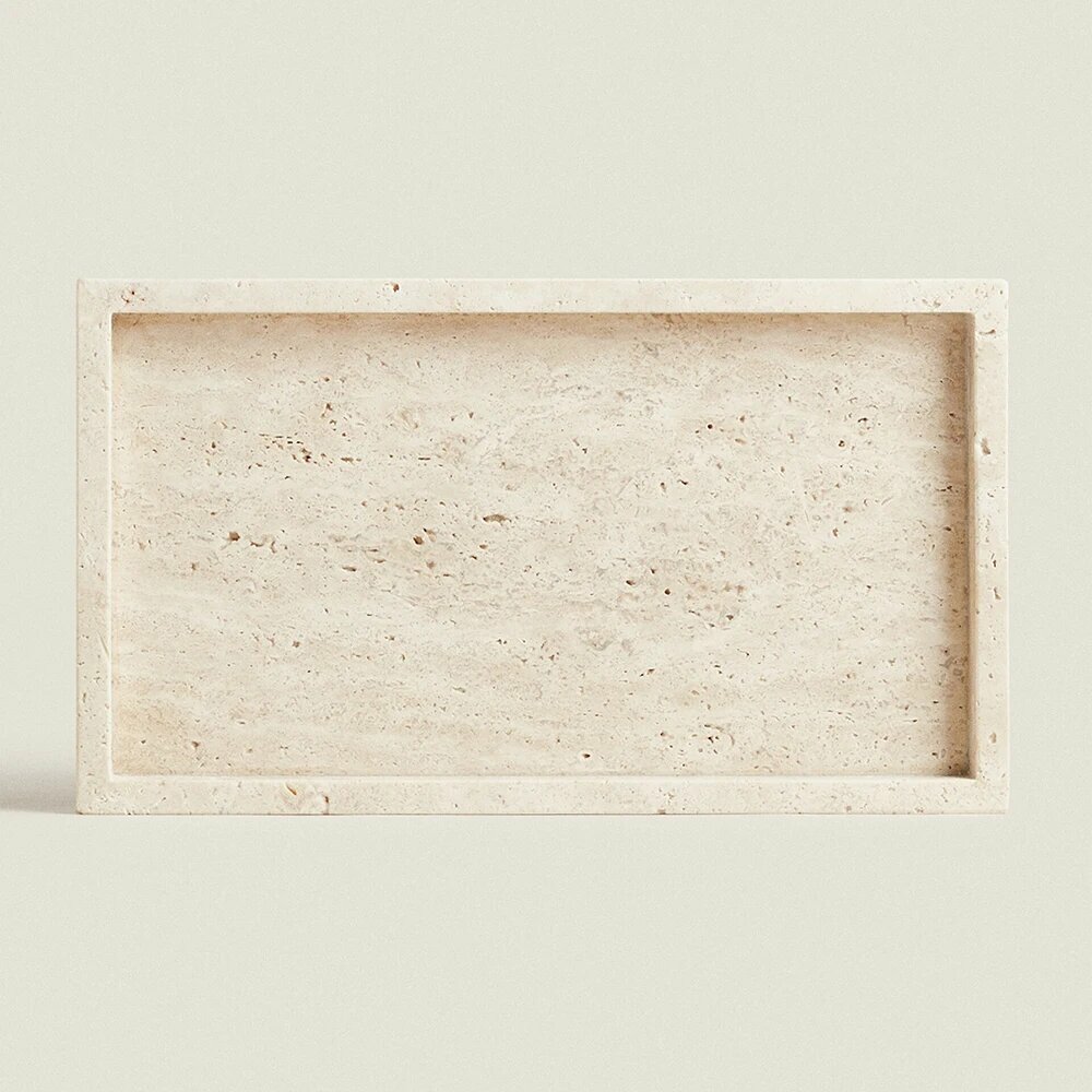 Поднос из травертина, 25x15x3cmПоднос из травертина, 25x15x3cm