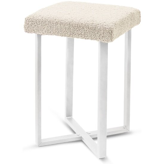 Табурет Nika Haushalt HT5-Б с квадратным сиденьем, разборный, кремовый (НТ5-Б/КР)