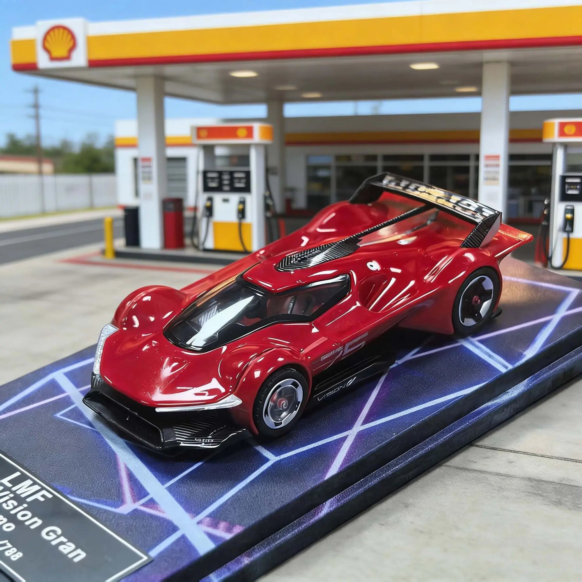 Коллекционная модель Ferrari VGT Concept Car 1:64, красный