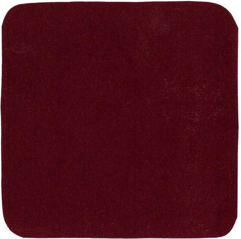 BLITZ термозаплатка квадрат 12x12 см из бархата бордового цвета №1 1-02-14 для одежды