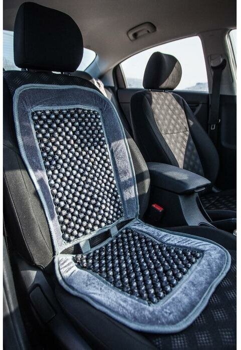 Накидка-массажер TORSO на сиденье, серый