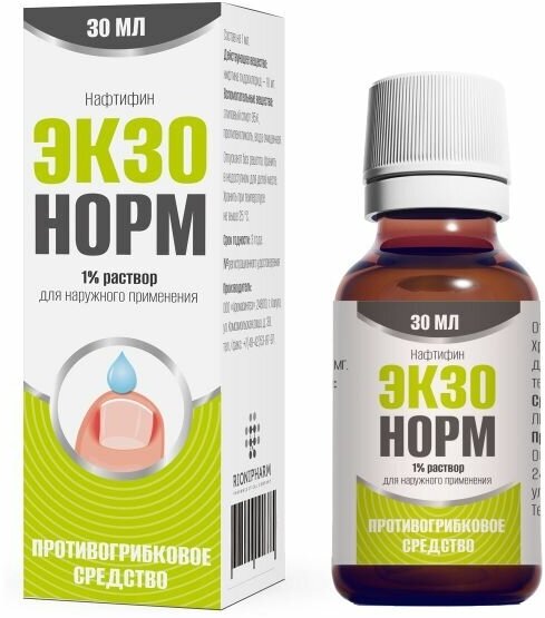 Экзонорм раствор для наружного применения 1% 30мл