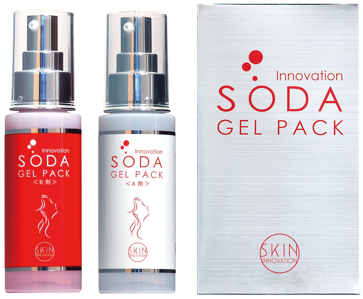 Содовая гелевая маска «Инновация» Skin Innovation Soda Gel Pack, 2 шт. х 80 г