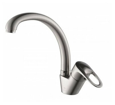 Смеситель Kaiser (Кайзер) City для кухни серебро 21544