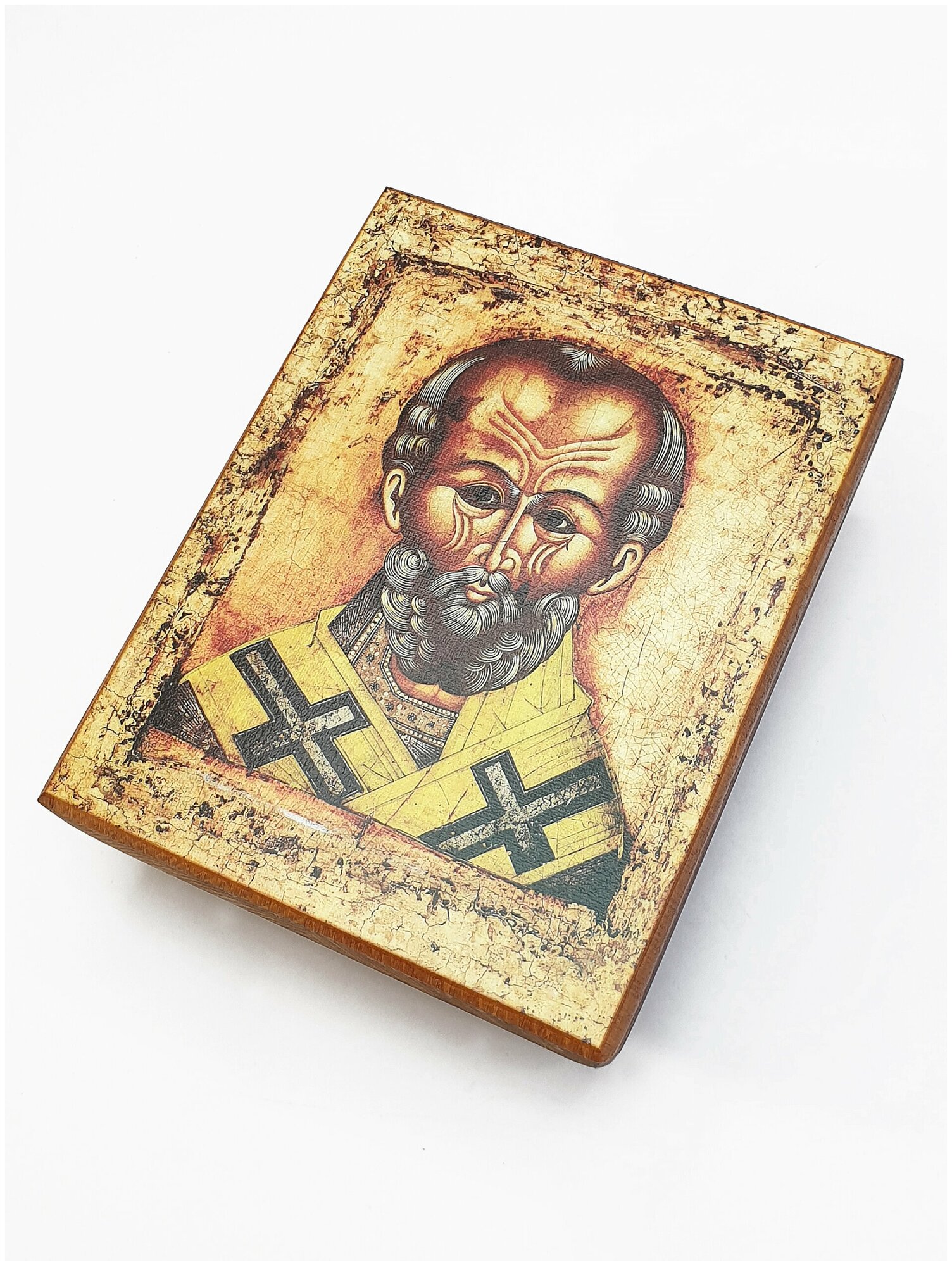 Икона "Николай чудотворец", размер иконы - 15x18