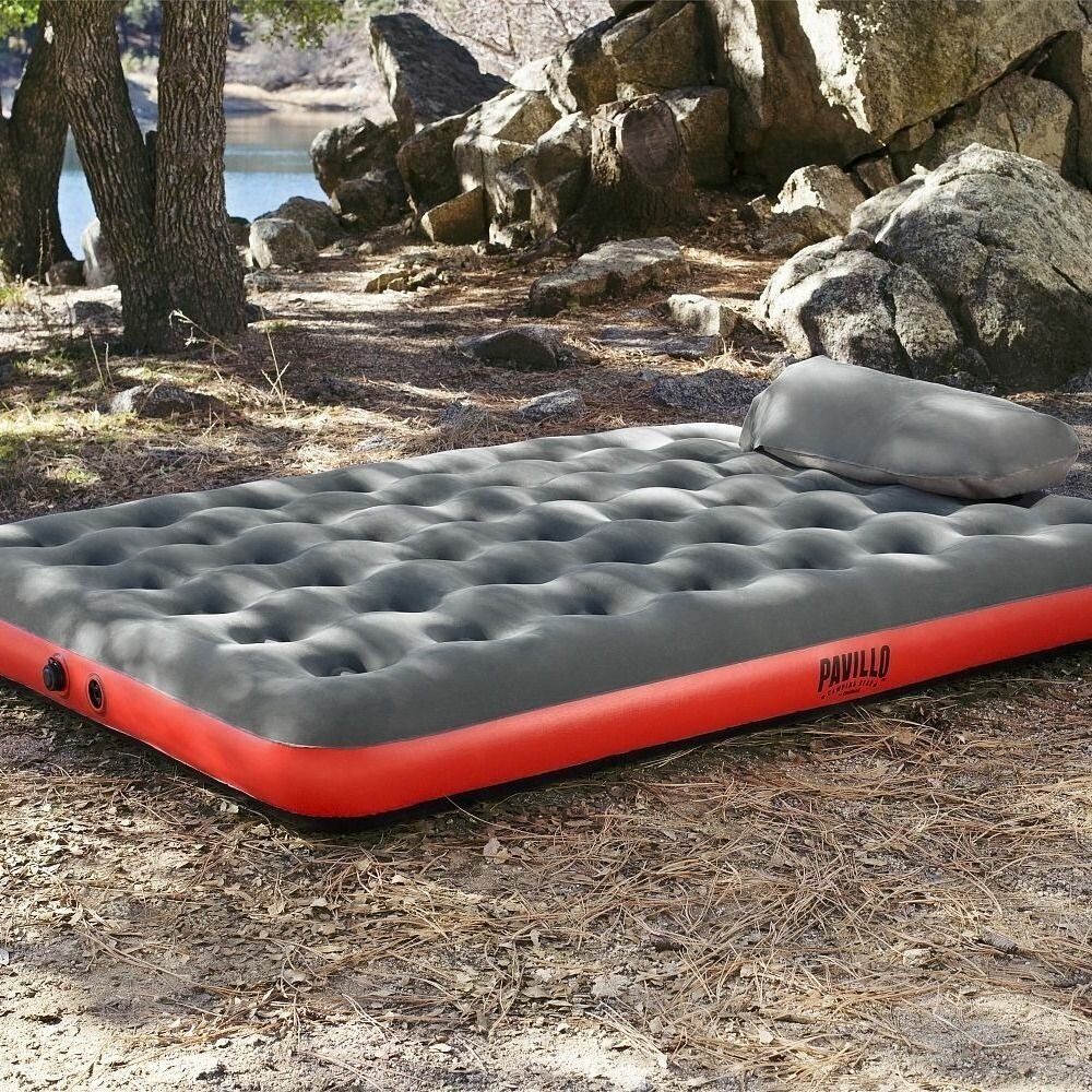 Матрас надувной Bestway Roll&Relax, 203x152x22 см