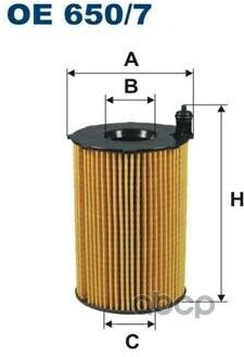 Фильтр масляный AUDI A8/Q7/PORSCHE CAYENNE 3.0D Filtron арт. OE6507