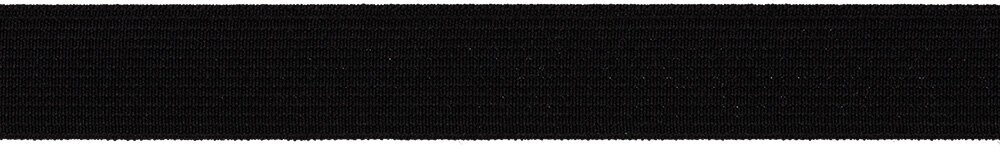 8с677 Ч эластичная лента ширина 20 мм, длина 1 м, черный цвет для одежды и ткани