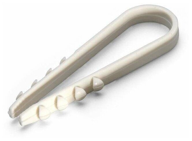 Дюбель-хомут ДХ 5-10 нейлон черн. (уп.100шт) Fortisflex, КВТ 59544 (1 упак)