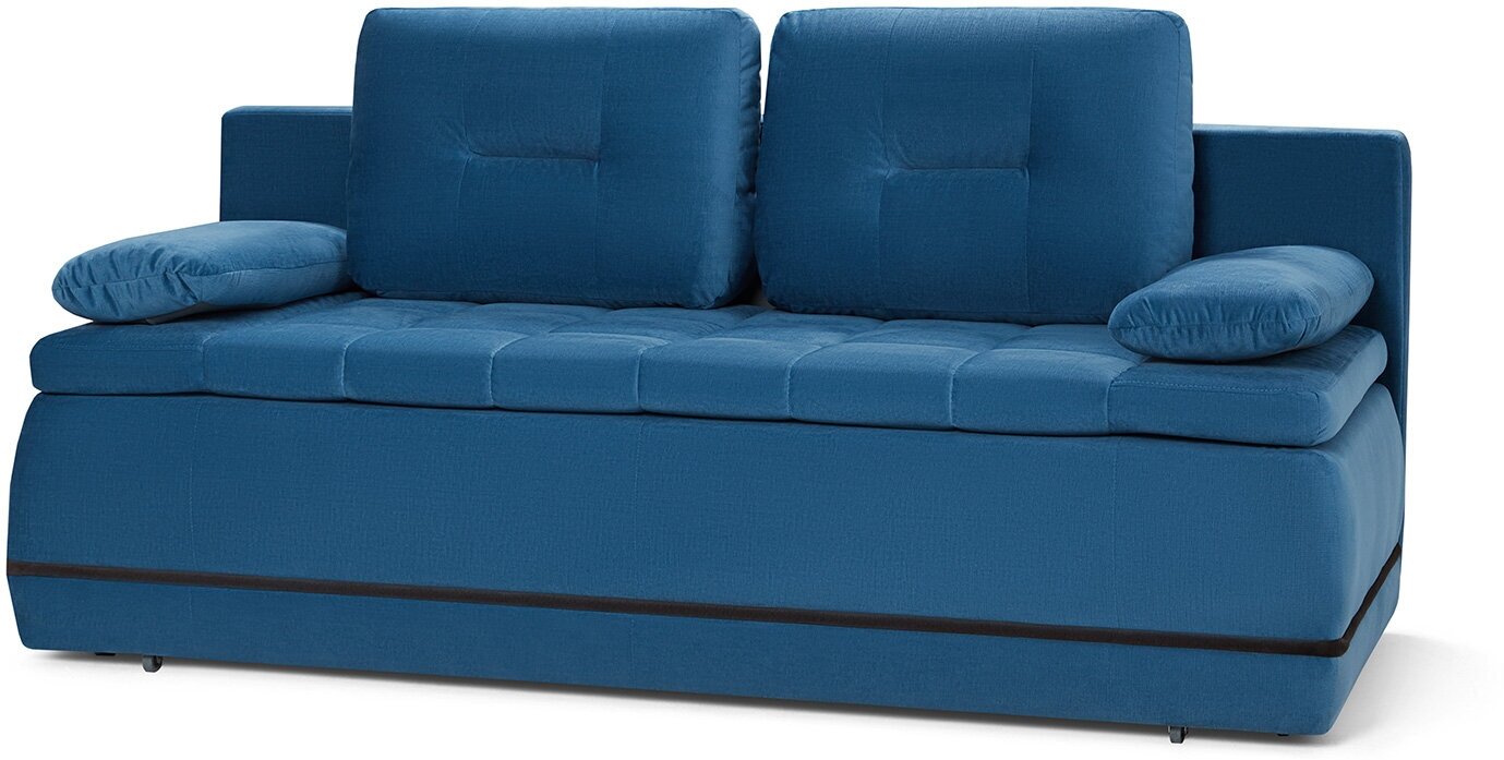 Диван-кровать Hoff Твигги прямой, 206х83х90 см, еврокнижка, цвет синий