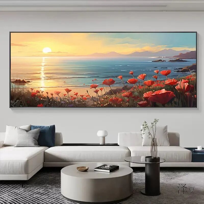 Алмазная мозаика алмазная картина 120x50 см Романтический пейзаж для дома для декорирования для творчества для подарка