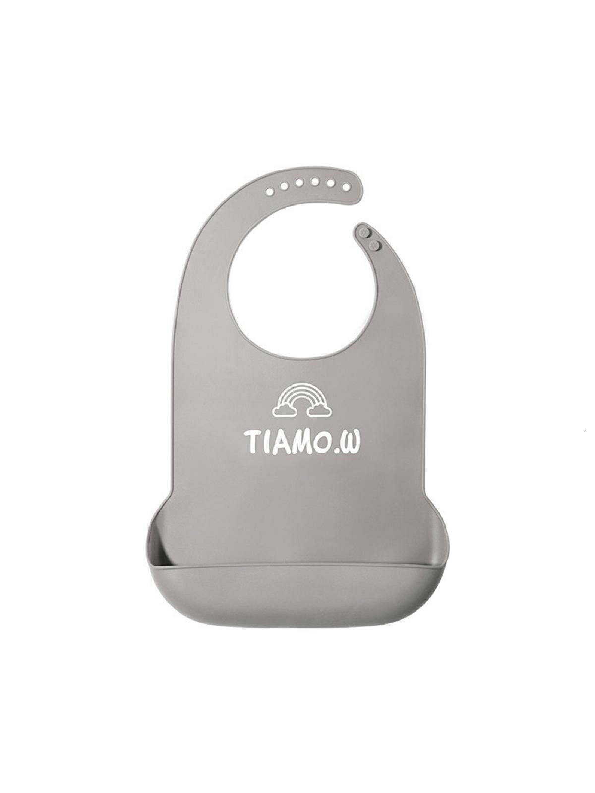 Водонепроницаемый фартук для еды, Серый - L