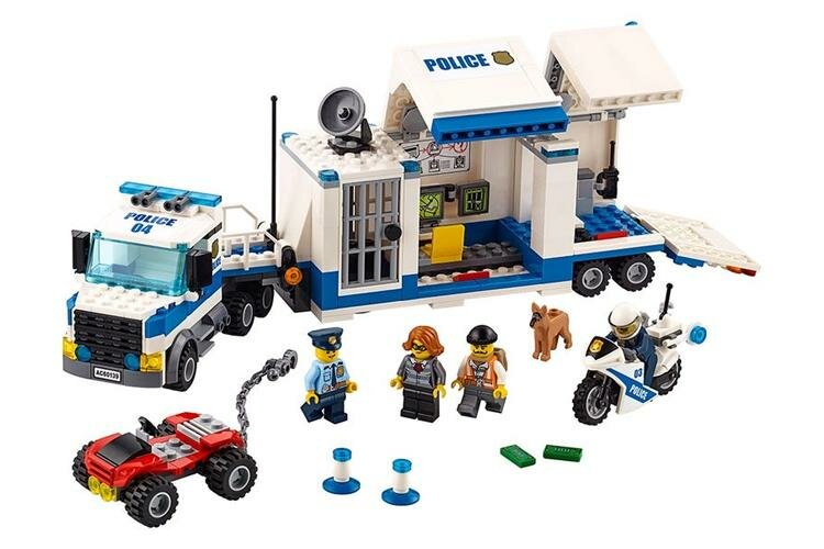 Пластиковый конструктор унисекс LEGO Мобильный командный центр, серия City, 301 600 деталей, 60139