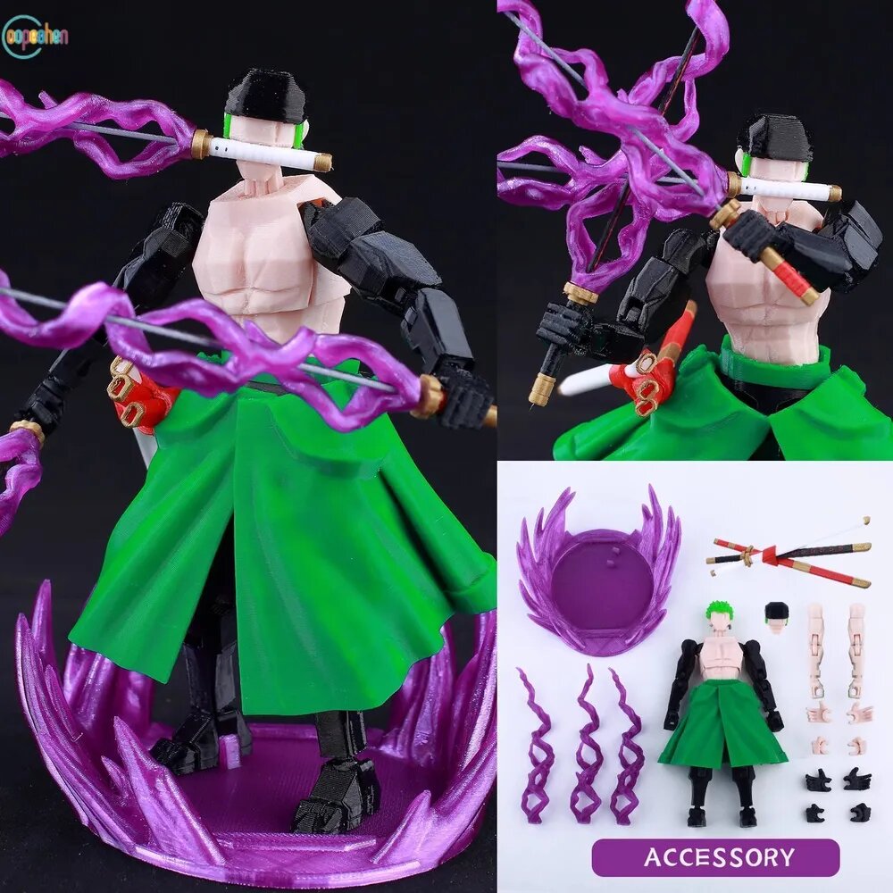 Jujutsu Kaisen Сукуна 3D печатная подвижная экшен фигурка Lucky Dummy 13, коллекционная модель манекен