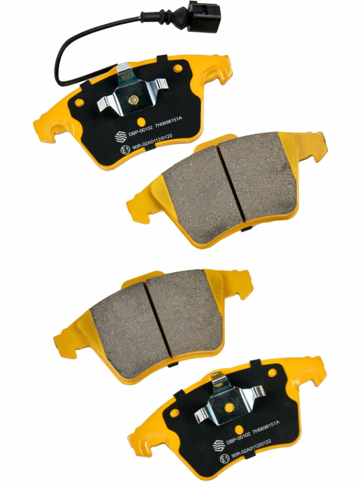 Колодки тормозные передние качество от WAYTEKO Арт. DBP-00102/ 7H0698151A