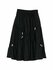 Юбка MOSCHINO Gathered tie skirt, размер 44, черный