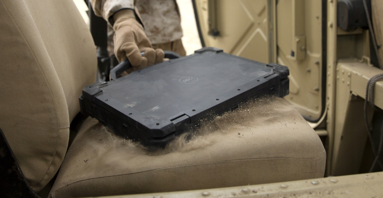 14."сенсорный бронированный Ноутбук Dell Latitude 5420 Rugged, VIDEO RX540 4GB, Intel core i7-8550U , RAM 16 ГБ, SSD 256