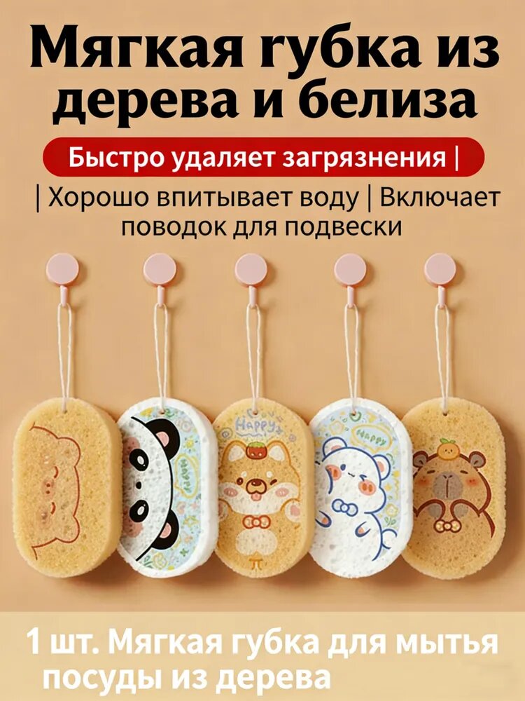 Губка, 5 шт.
