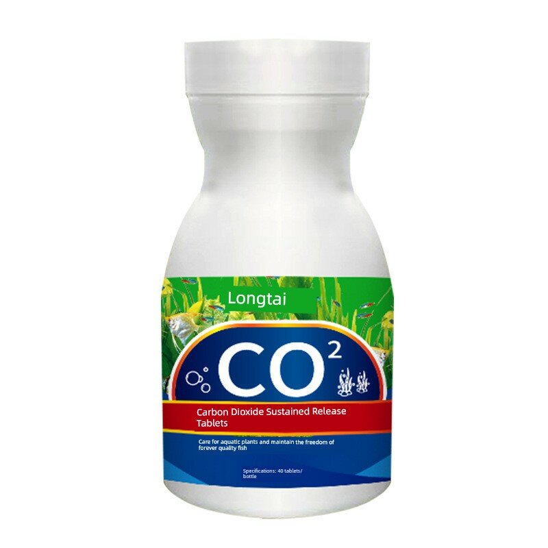 Аквариумные таблетки CO2 40 шт. для растений, медленное высвобождение углекислого газа для здорового роста растений