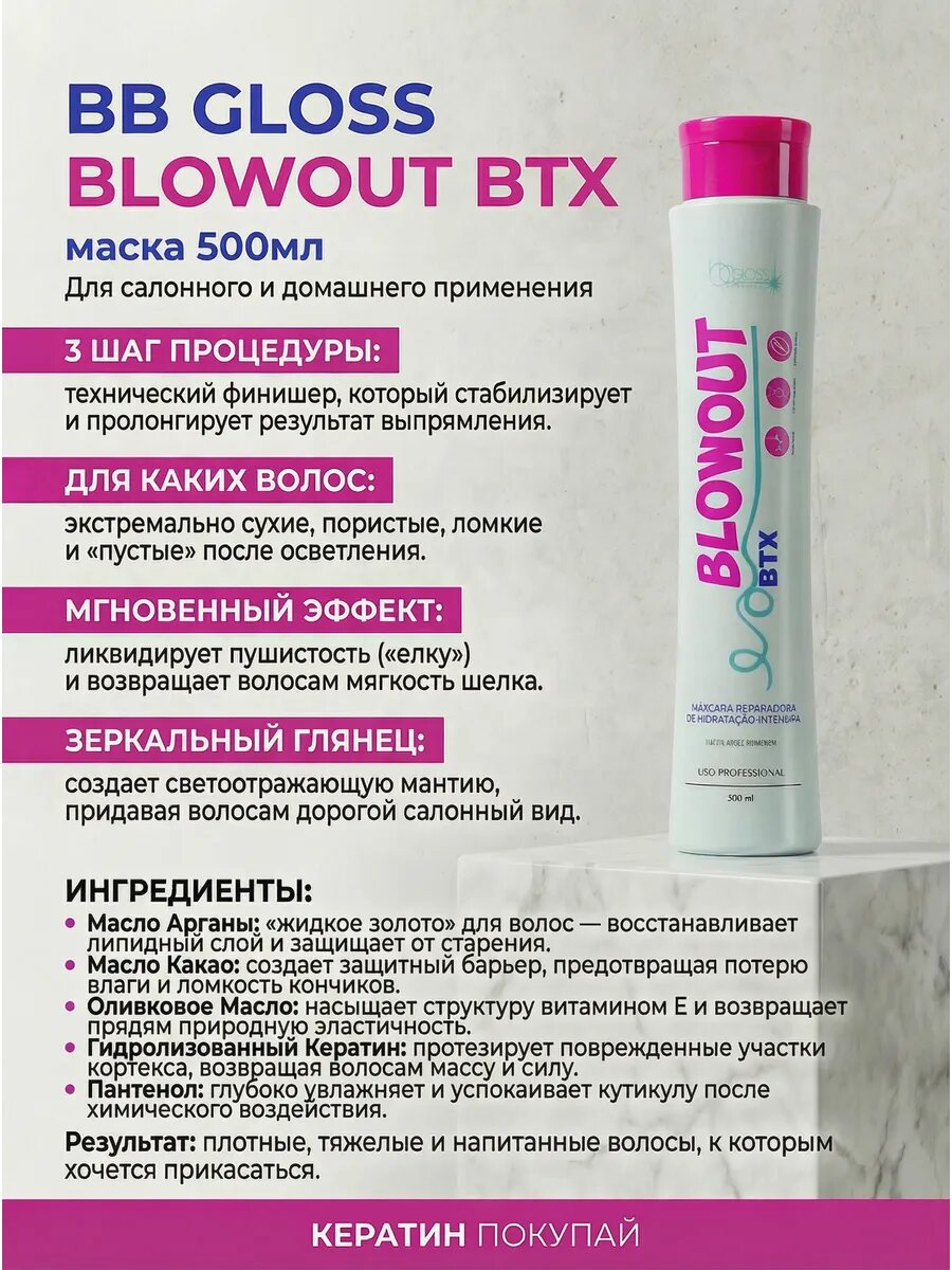 BB Gloss Blowout маска 500 мл