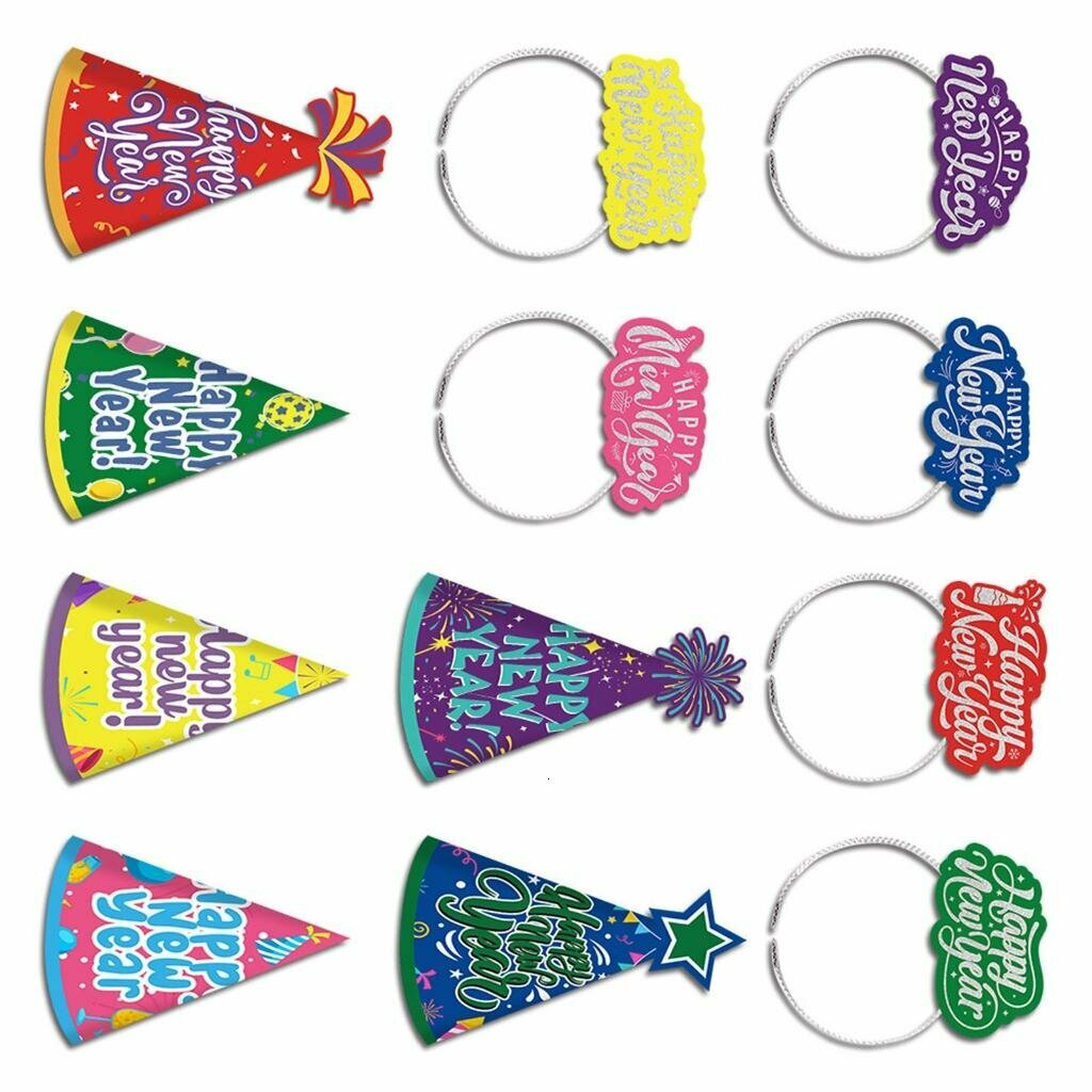 Головной убор и бумажная шляпа на Новый год 2026