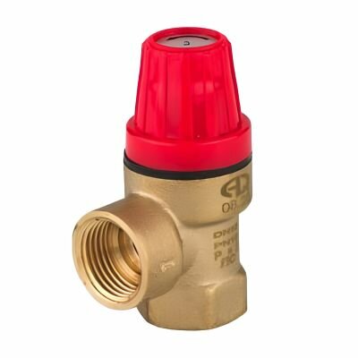 Предохранительный клапан для систем отопления AQUALINK 1/2" вн. (3,0 бар)