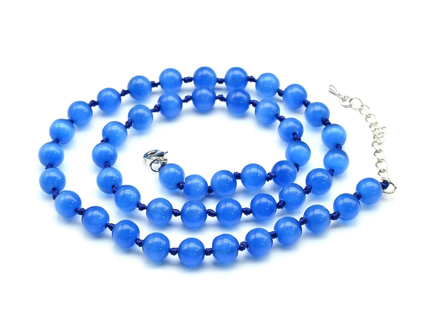 Бусы, кошачий глаз