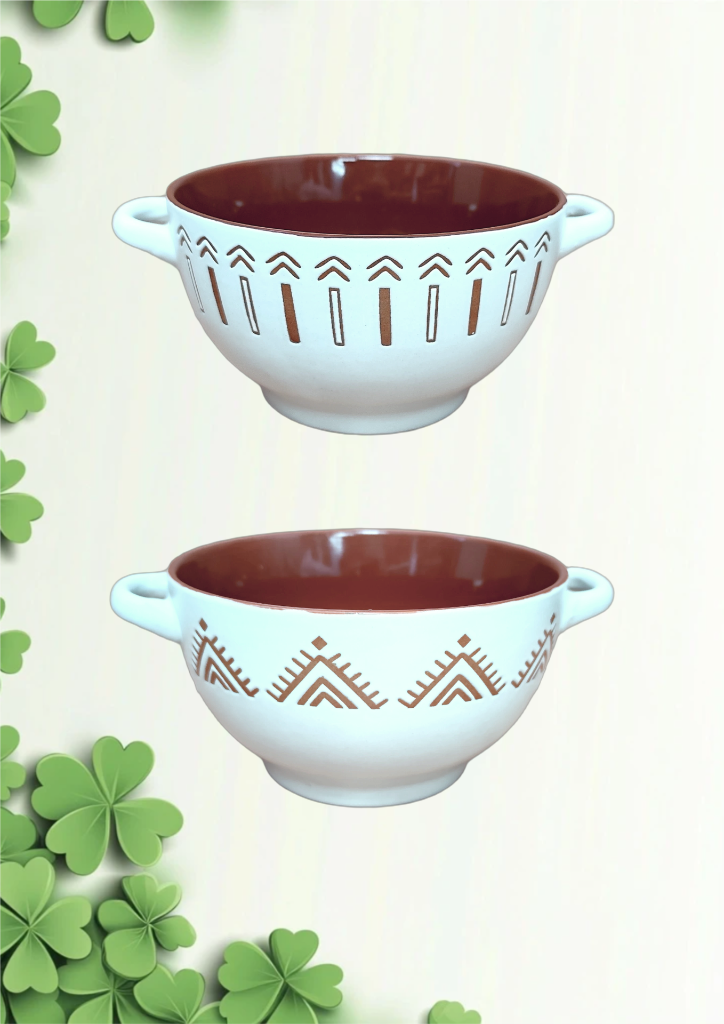 Бульонница супница с ручками 2 штуки 650 мл