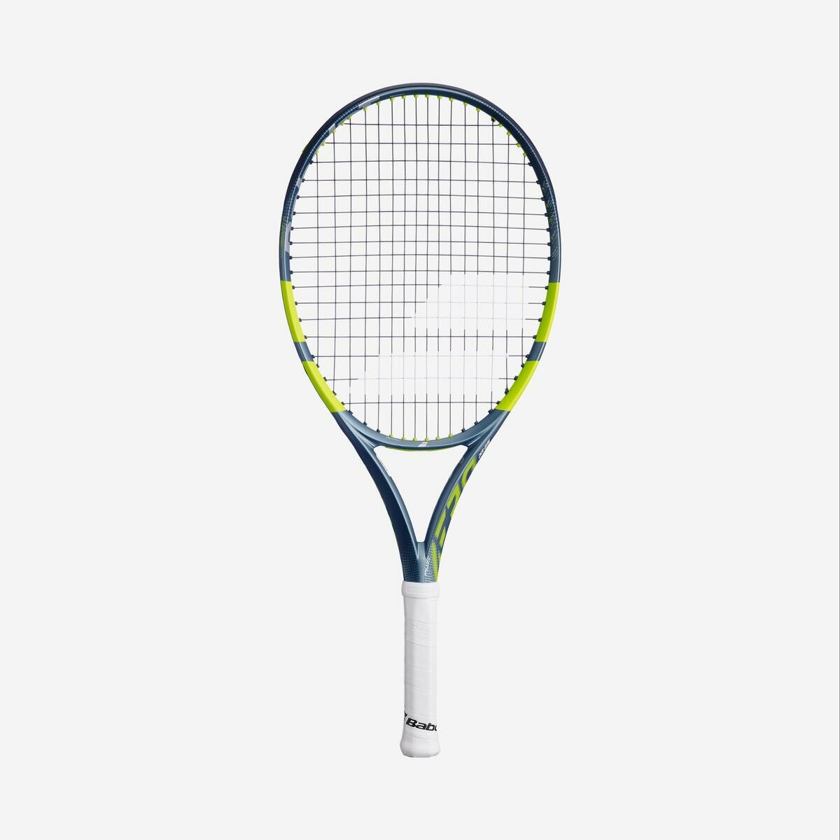 Decathlon Детская теннисная ракетка Babolat Pure Aero Junior 25 Gen9, размер: 25, цвет светло-серый/желтый