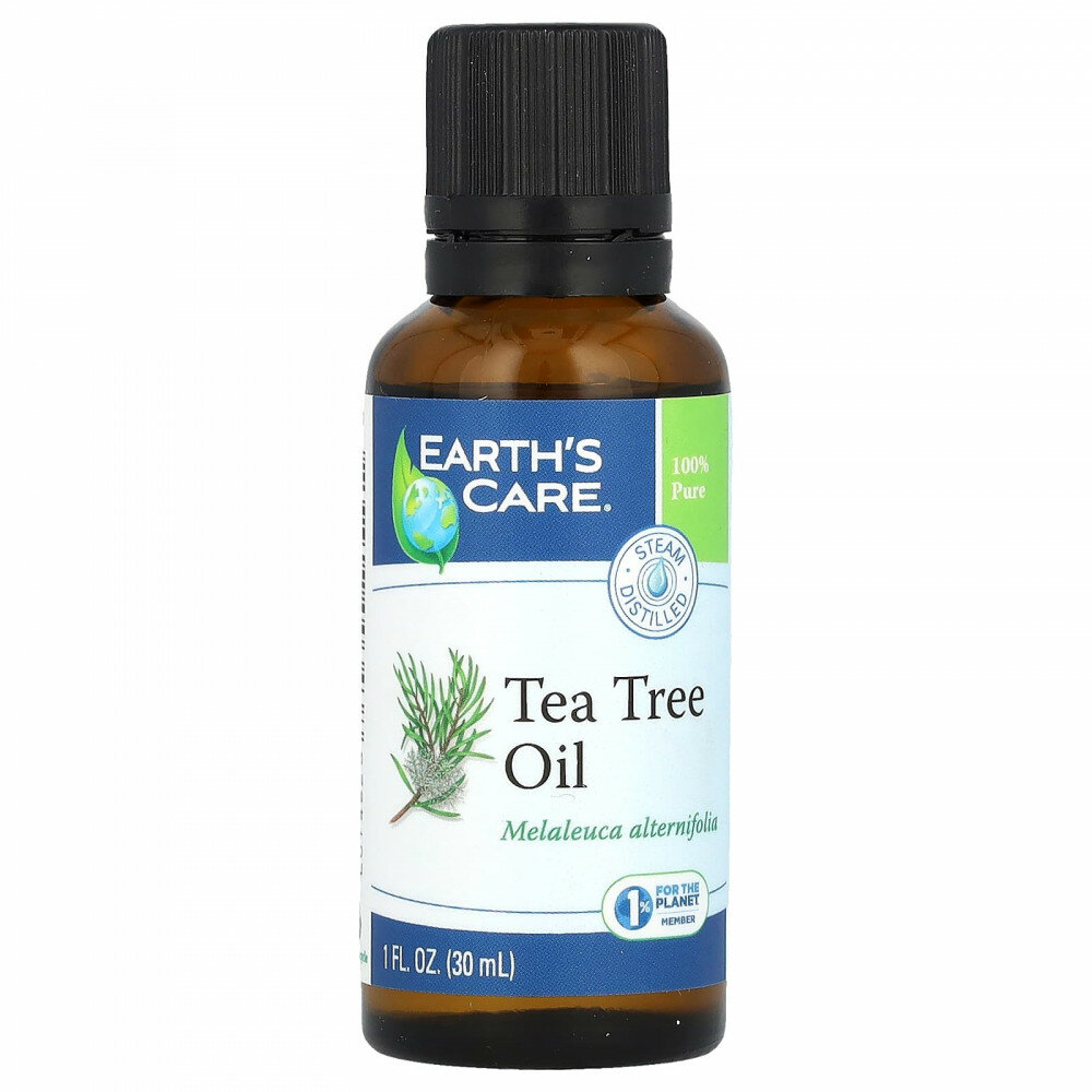 Earth's Care, 100% чистое масло чайного дерева, 30 мл (1 жидк. Унция)