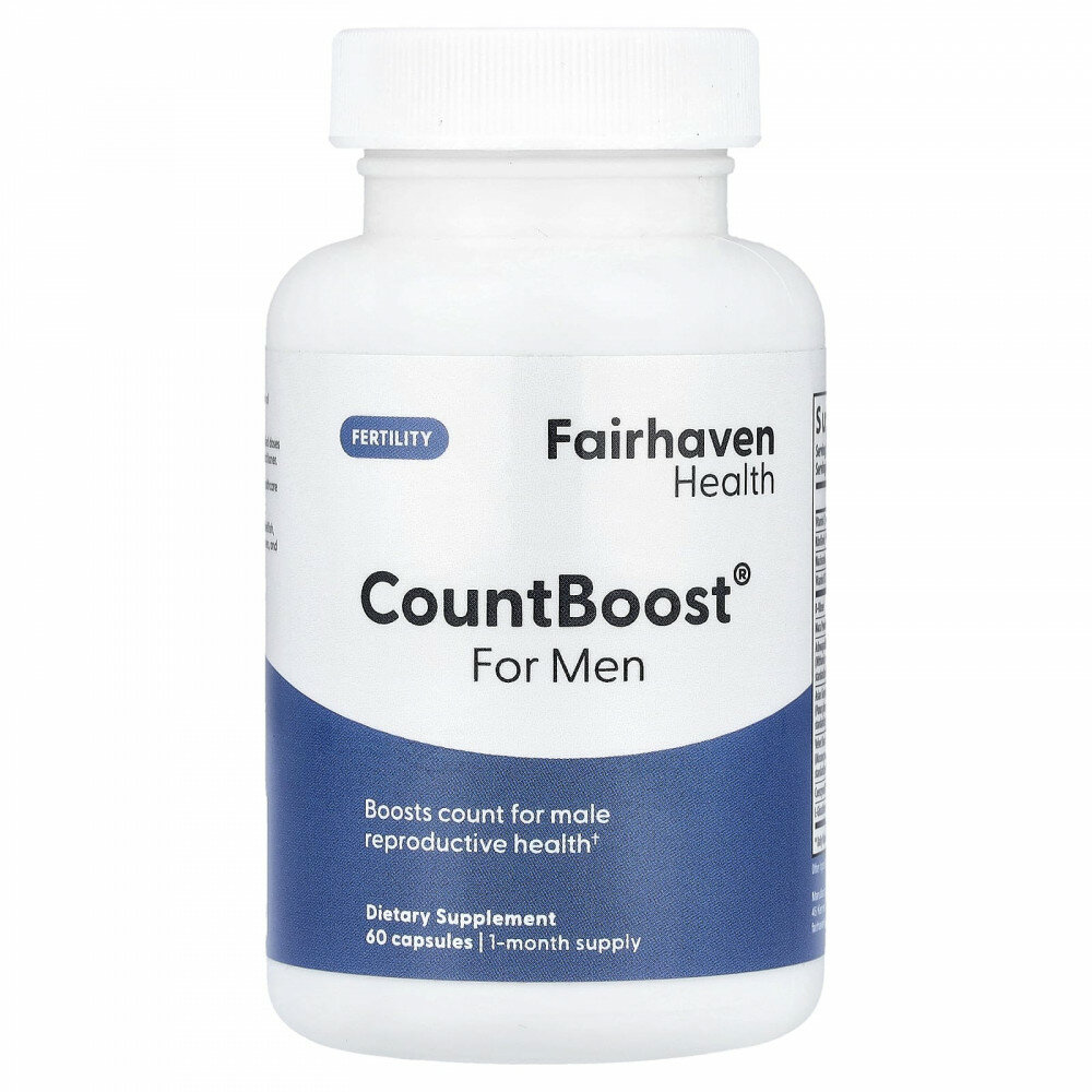 Fairhaven Health, CountBoost для мужчин, 60 капсул
