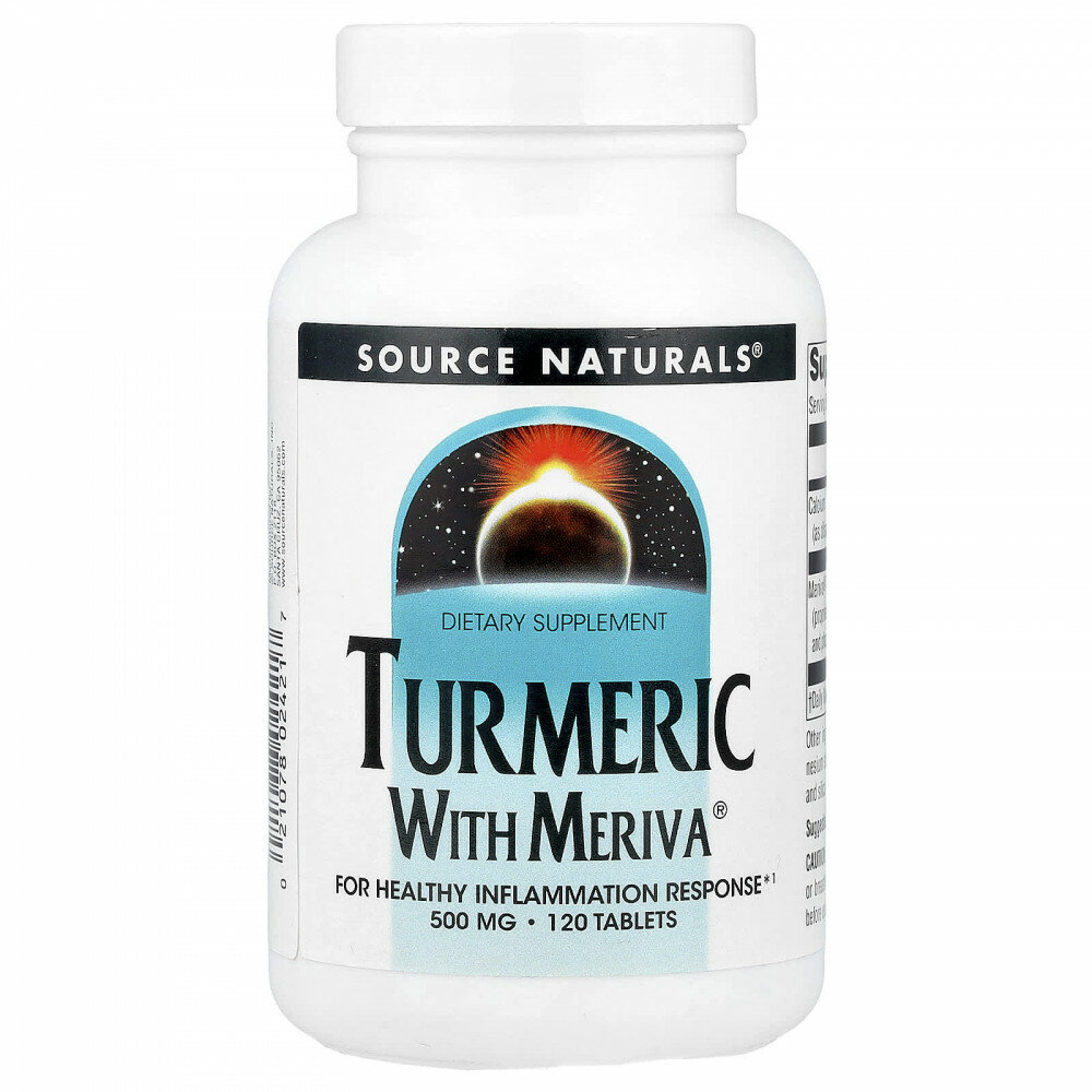Source Naturals, куркума с Meriva®, 120 таблеток