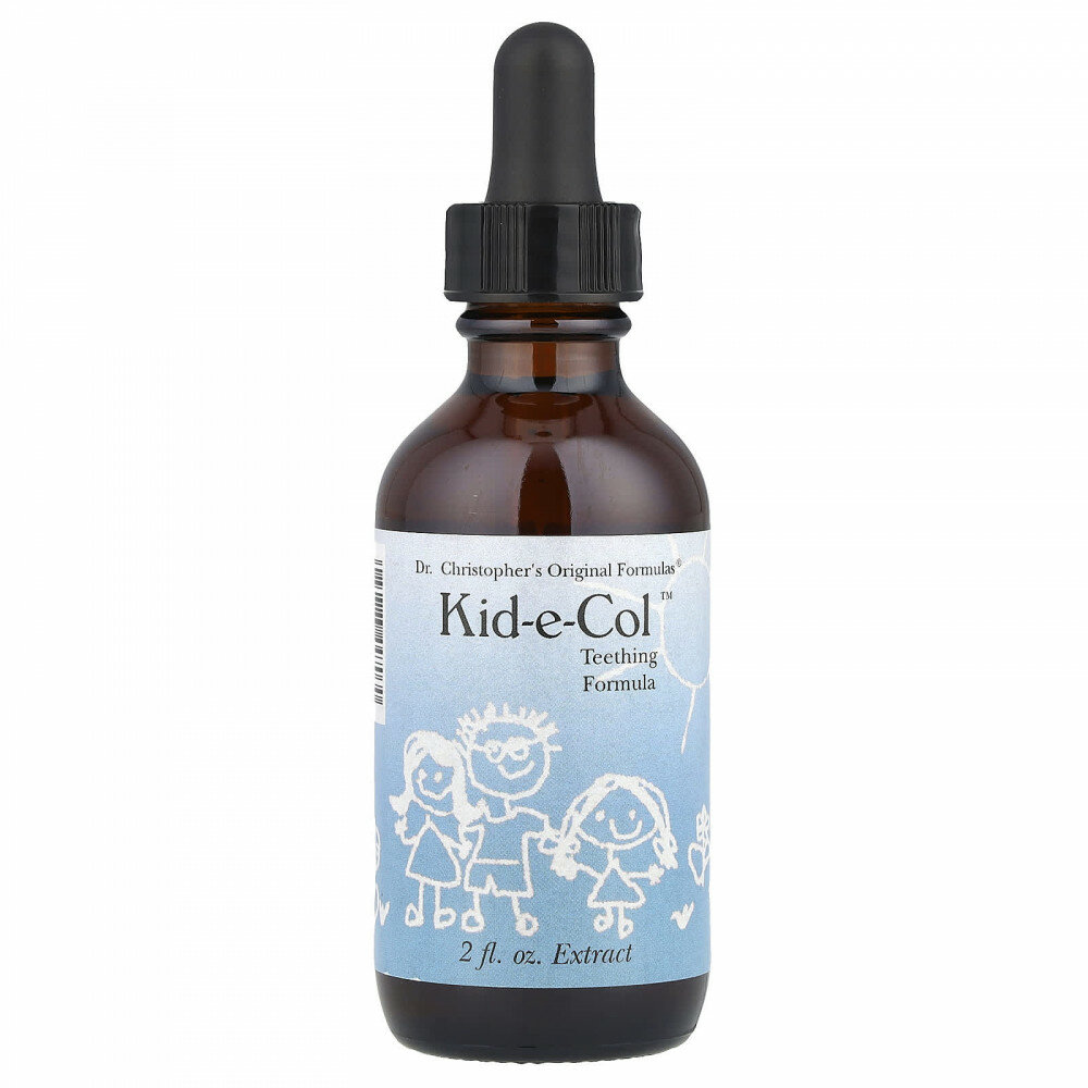 Christopher's Original Formulas, Kid-e-Col, колики и прорезывание зубов, 2 жидк. унц.